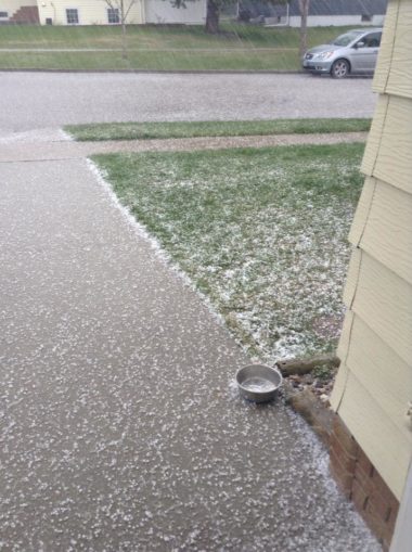 Small hail - SkySpy Photos, Images, Video