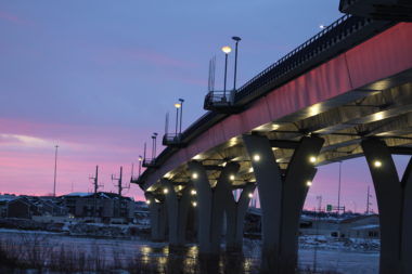 Sunset on bridge - SkySpy Photos, Images, Video
