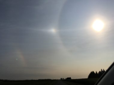 Double Sundog on a September Morning - SkySpy Photos, Images, Video