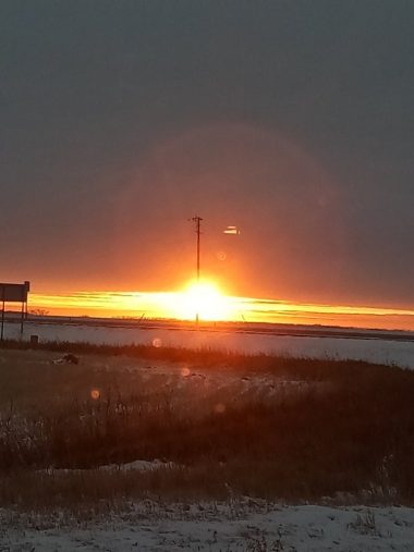 Sunset between Minot and Bottineau - SkySpy Photos, Images, Video