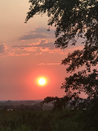 Hot Summer Sunset - SkySpy Photos, Images, Video