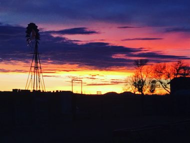 Sunset over the ranch - SkySpy Photos, Images, Video