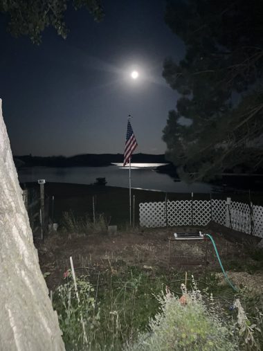 Harvest moon at lake - SkySpy Photos, Images, Video