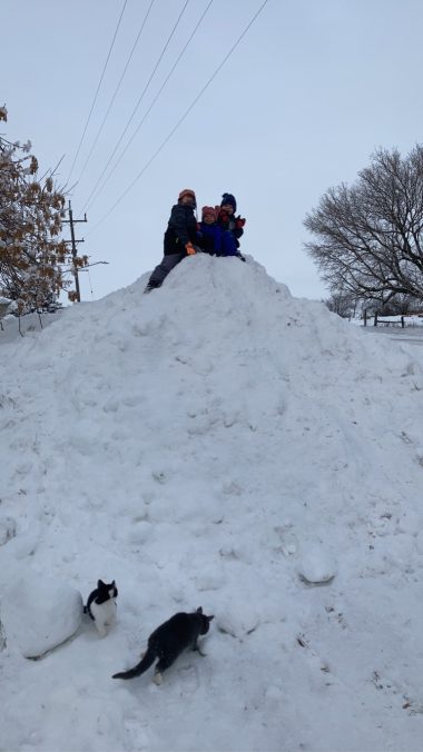 Huge snow pile! - SkySpy Photos, Images, Video