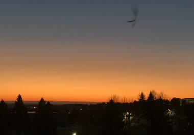 Cold and Windy Sunset! - SkySpy Photos, Images, Video