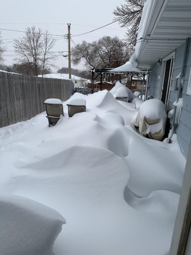 Backyard Blizzard - SkySpy Photos, Images, Video