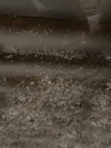 Pea Size hail Dickinson ND - SkySpy Photos, Images, Video