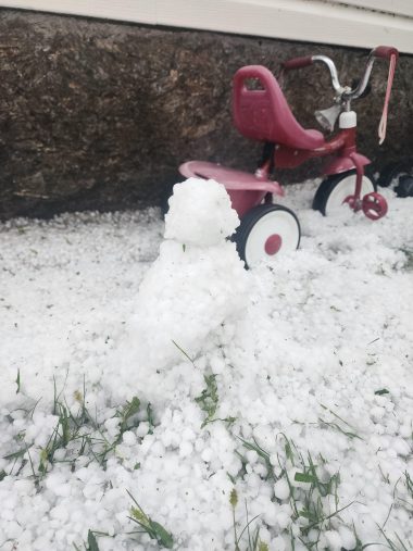 Snow in August - SkySpy Photos, Images, Video