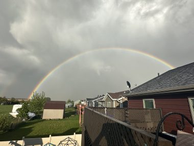Saturday evening rainbow - SkySpy Photos, Images, Video